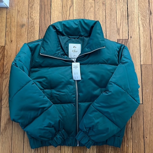 Abercrombie & Fitch | Jackets & Coats | Abercrombie Fitch Green Ultra Puffer Jacket Nwt | Poshmark